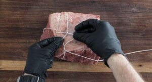 How to Truss Beef (Tie a Roast) - Chef Billy Parisi