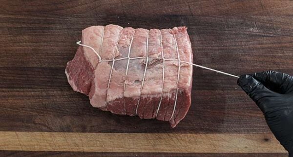 How to Truss Beef (Tie a Roast) - Chef Billy Parisi