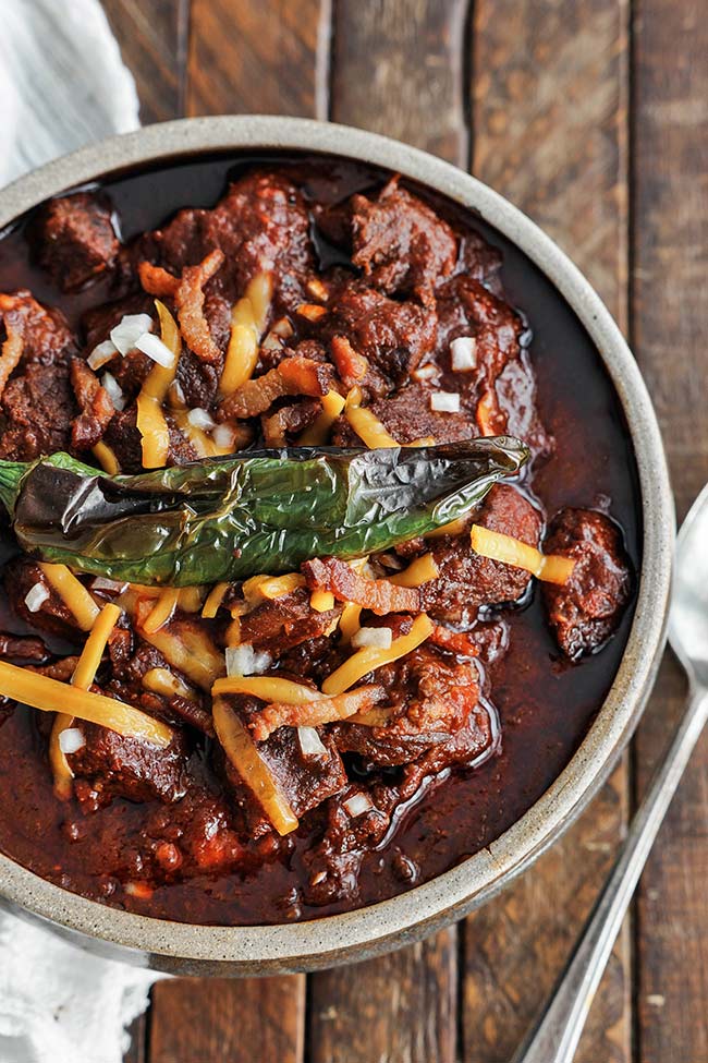 Authentic Texas Chili Recipe (A Bowl of Red) - Chef Billy Parisi