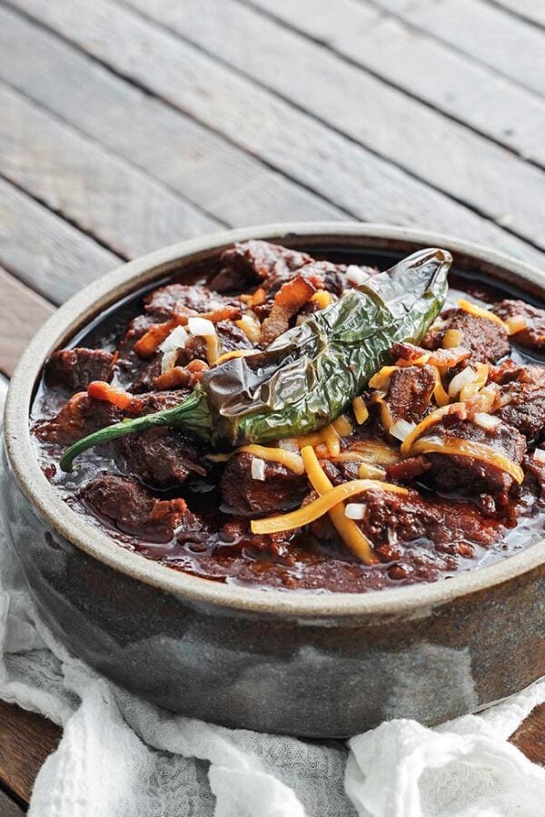 Authentic Texas Chili Recipe (A Bowl of Red) - Chef Billy Parisi