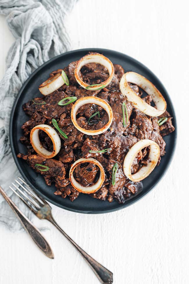 Bistek Tagalog (Amazing FIlipino Beef Steak) - Chef Billy Parisi