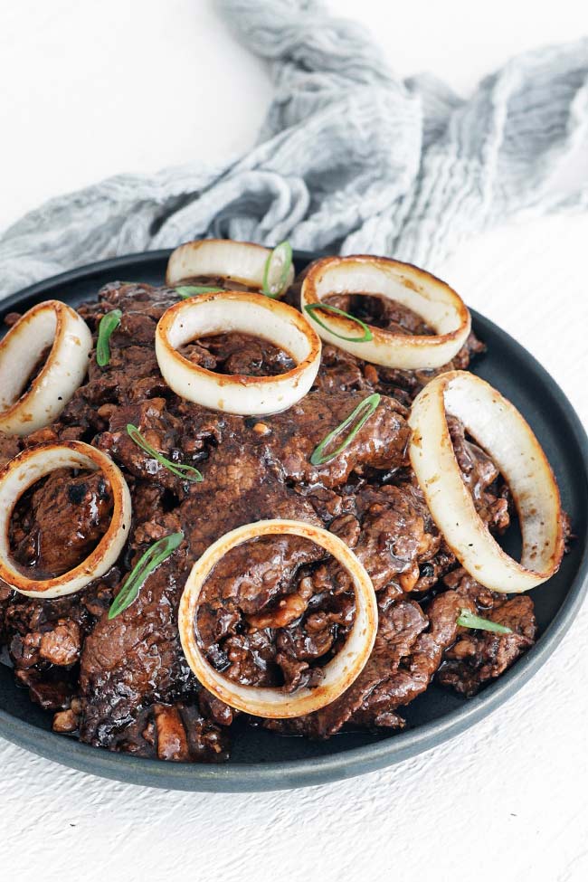 Bistek Tagalog (Amazing FIlipino Beef Steak) - Chef Billy Parisi