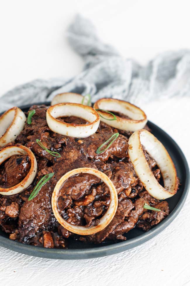 Bistek Tagalog (Amazing FIlipino Beef Steak) - Chef Billy Parisi