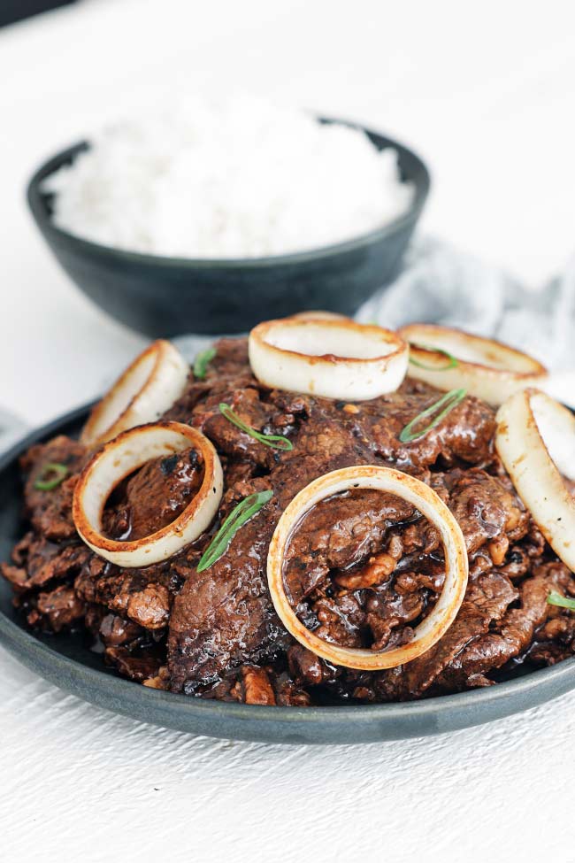 Bistek Tagalog (Amazing FIlipino Beef Steak) - Chef Billy Parisi