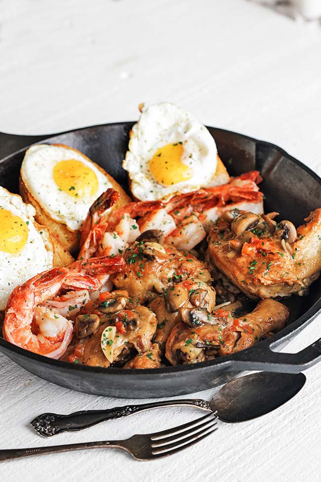 Chicken Marengo (Napoleon's Favorite Recipe) - Chef Billy Parisi