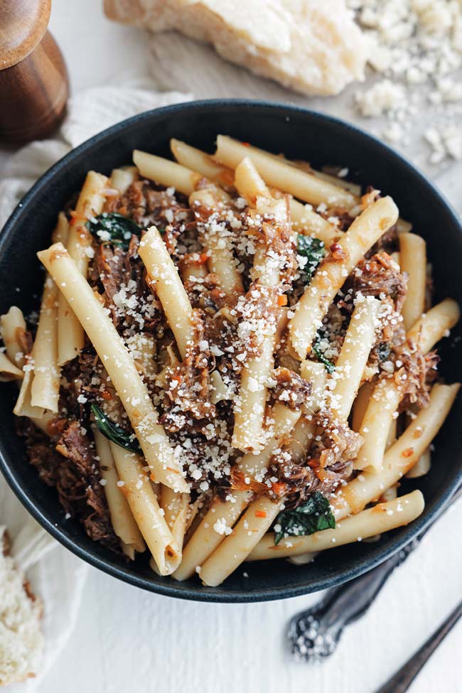 Pasta alla Genovese (Caramelized Onion and Braised Meat Sauce) - Chef ...