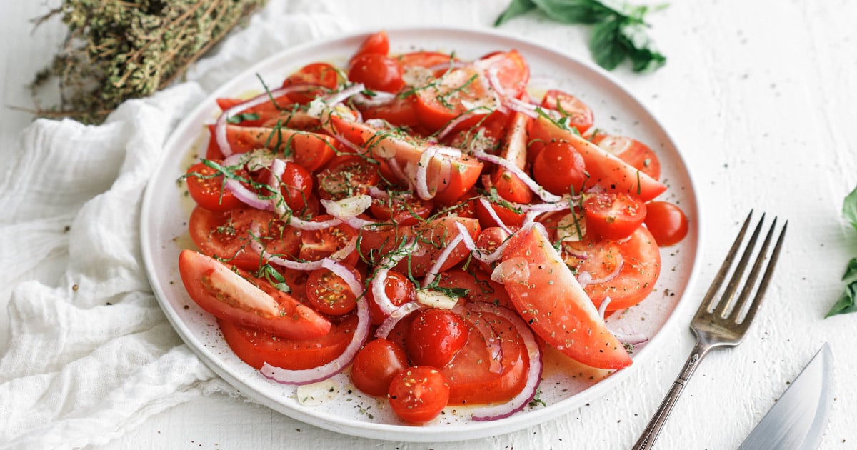 Italian Tomato Salad (Insalata di Pomodori)- Chef Billy Parisi