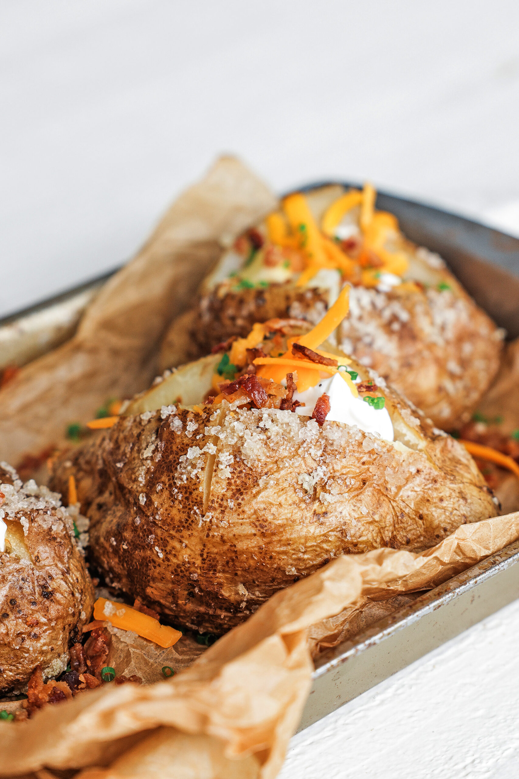 Jacket Potatoes Recipe (British Baked Potato) - Chef Billy Parisi