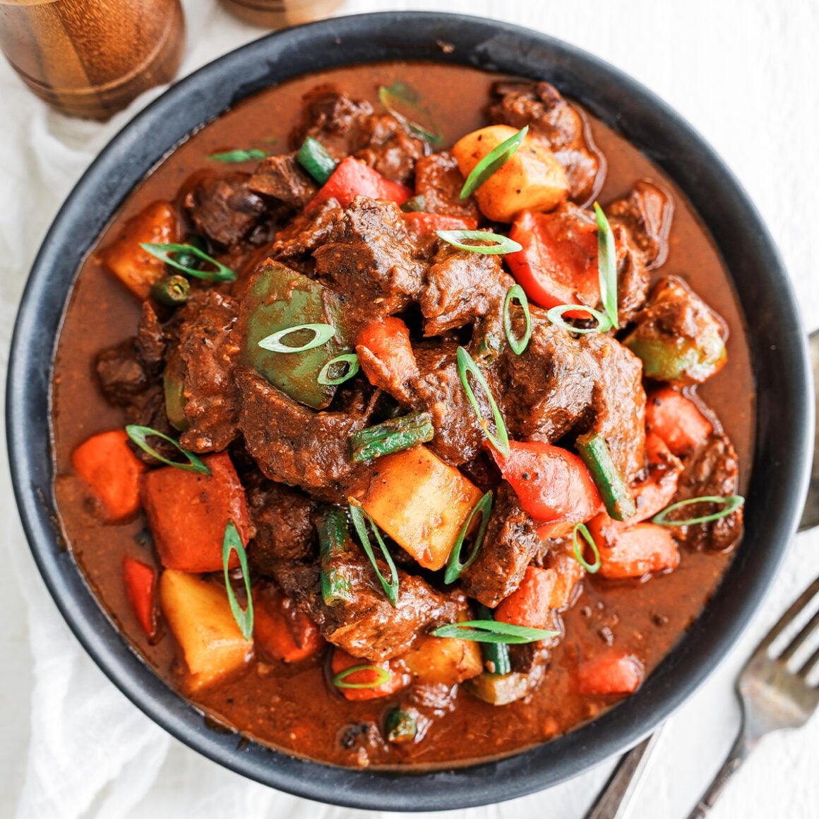 Beef Kaldereta Recipe (Filipino Beef Stew) - Chef Billy Parisi