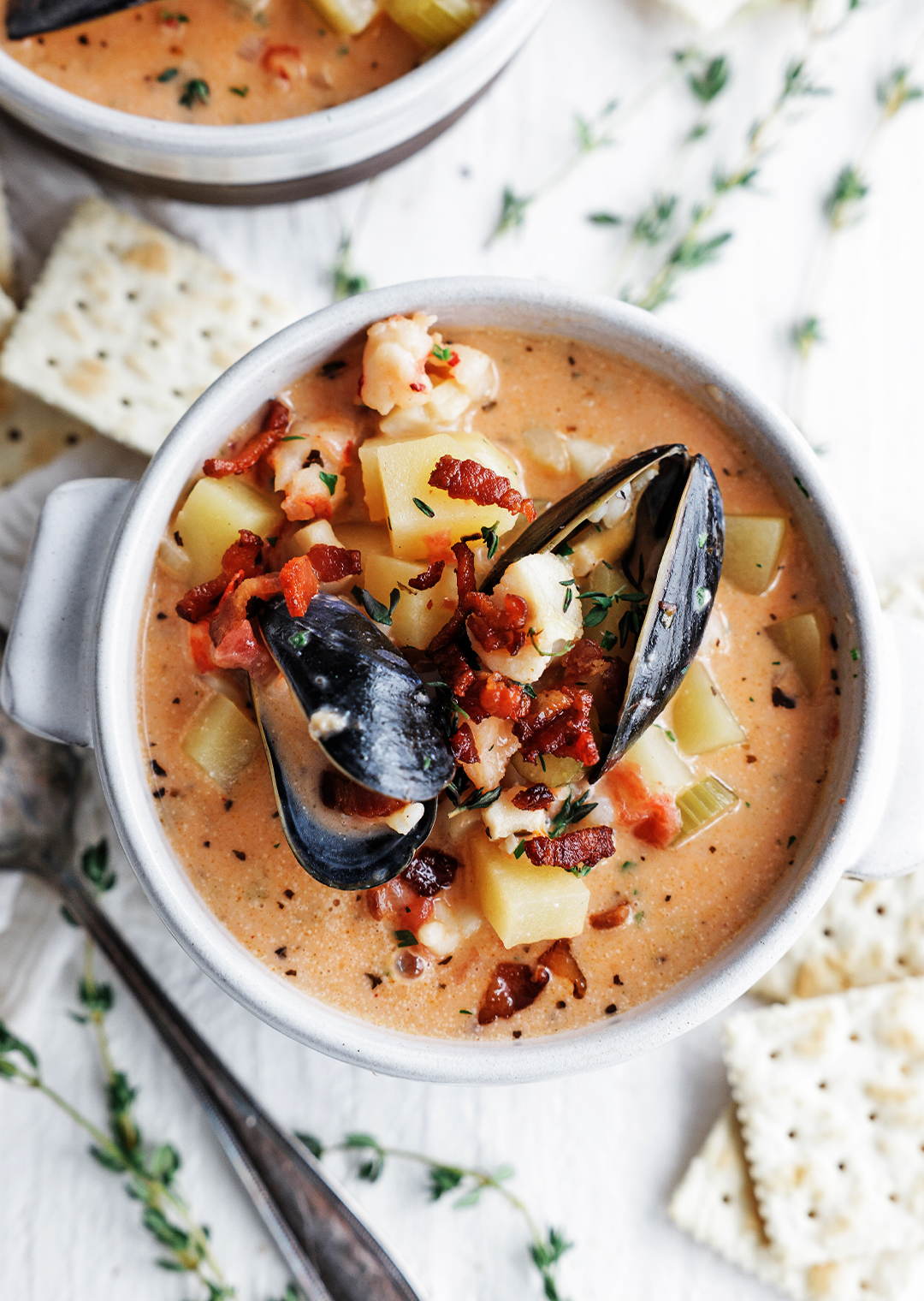 Seafood Chowder Recipe (Restaurant Style) - Chef Billy Parisi