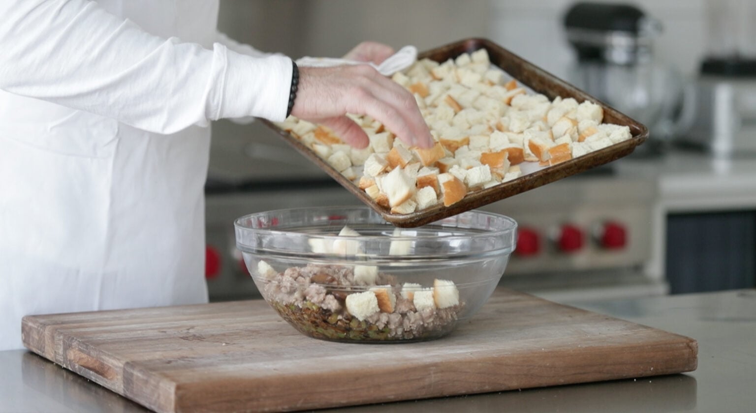 Homemade Traditional Stuffing Recipe - Chef Billy Parisi