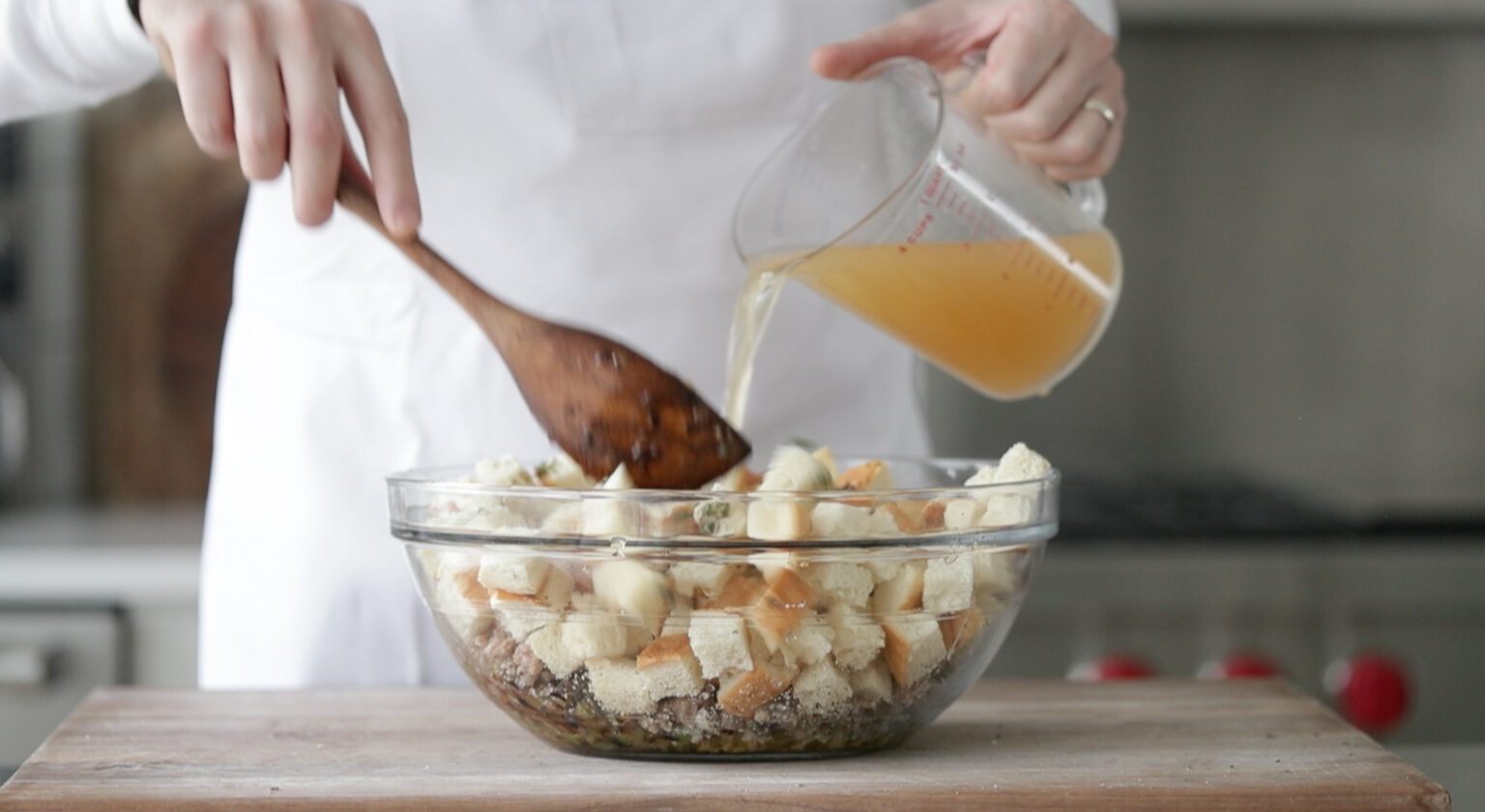 Homemade Traditional Stuffing Recipe - Chef Billy Parisi