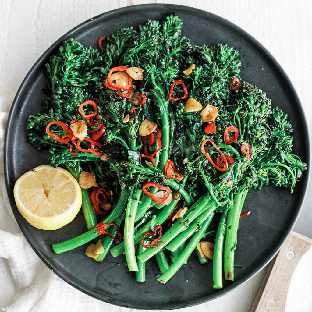 Sautéed Broccolini Recipe (Easy Weeknight Side Dish) - Chef Billy Parisi