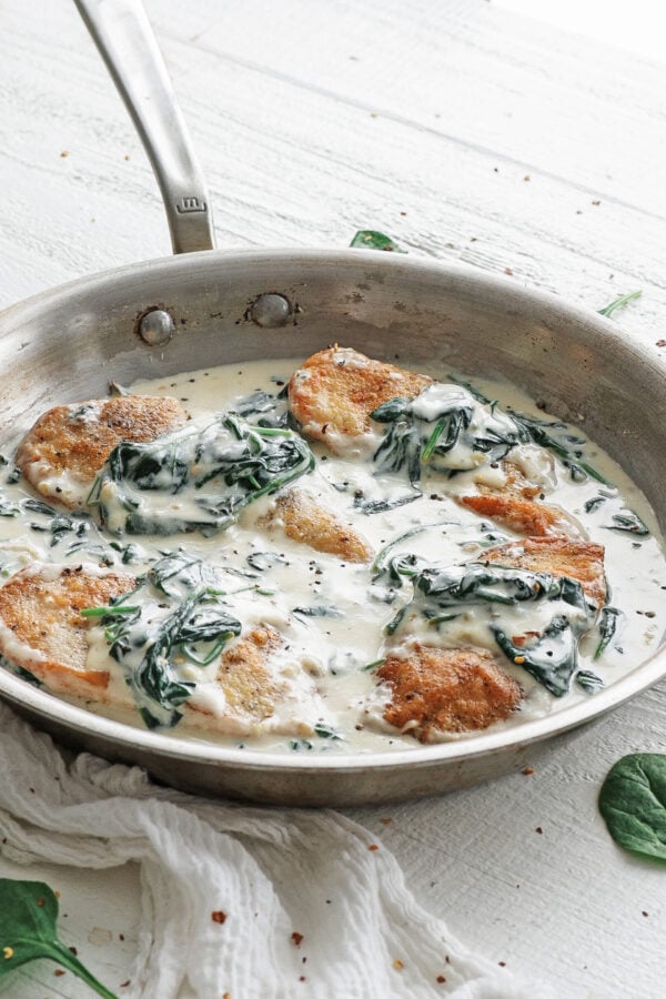 Chicken Florentine Recipe (Creamy Spinach Chicken) - Chef Billy Parisi